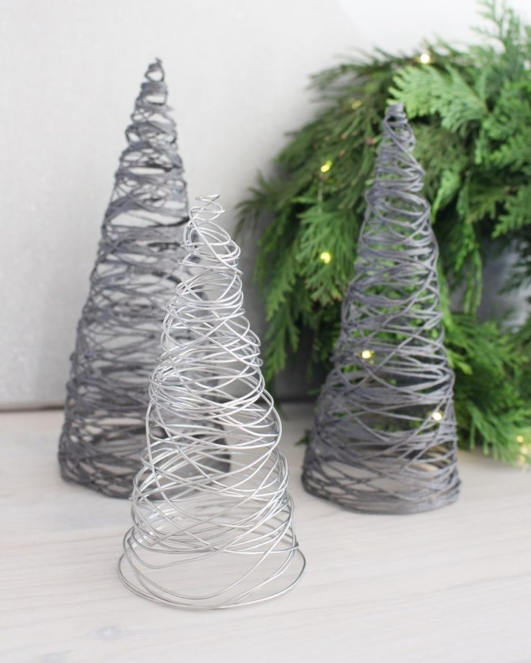 Tannenbäume basteln: 4 einfache DIY Dekoideen für den Winter