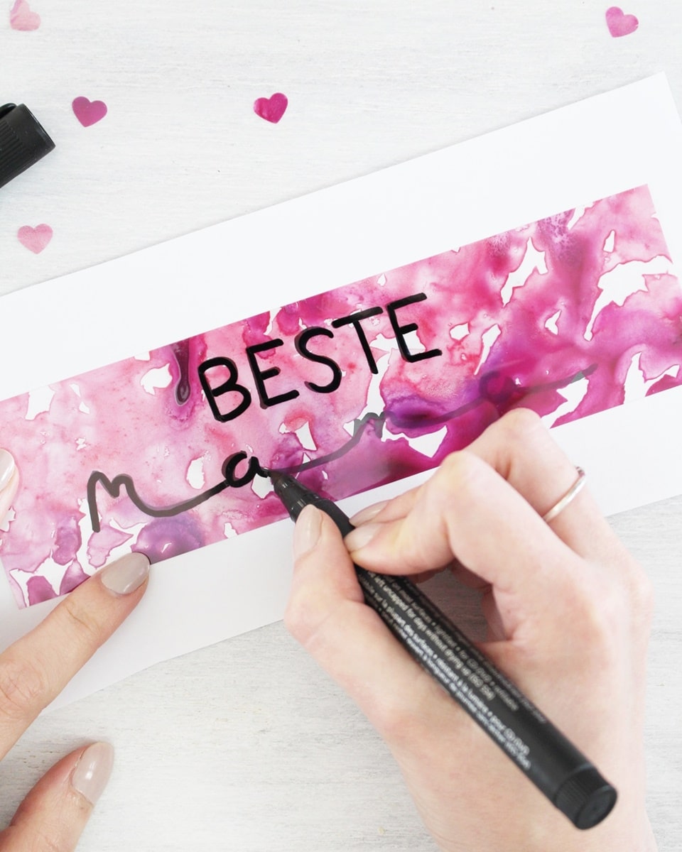 DIY Lesezeichen als Geschenke zum Muttertag und Vatertag