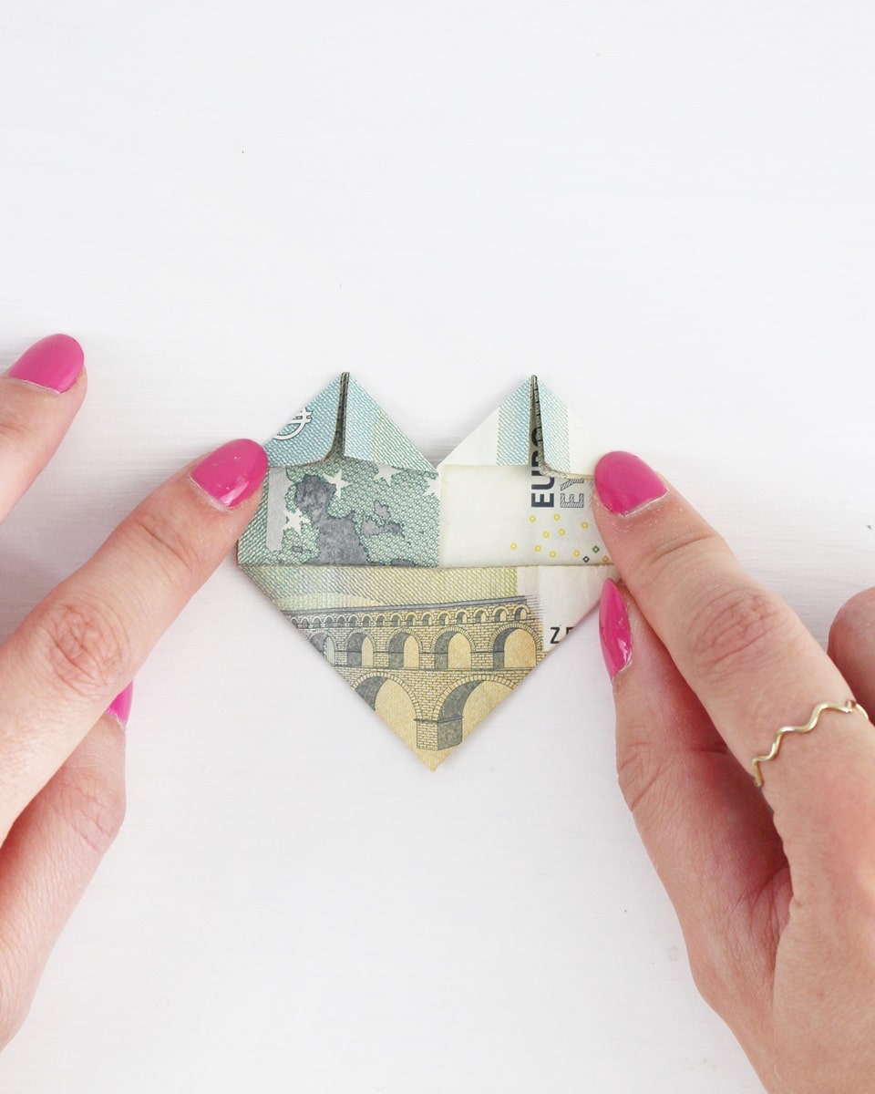 Geldgeschenke - Geldscheine falten: 6 einfache Anleitungen