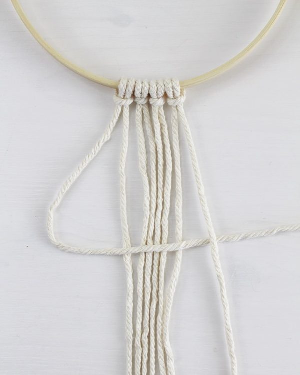 DIY Makramee Kinderzimmer Deko am Ring selber machen