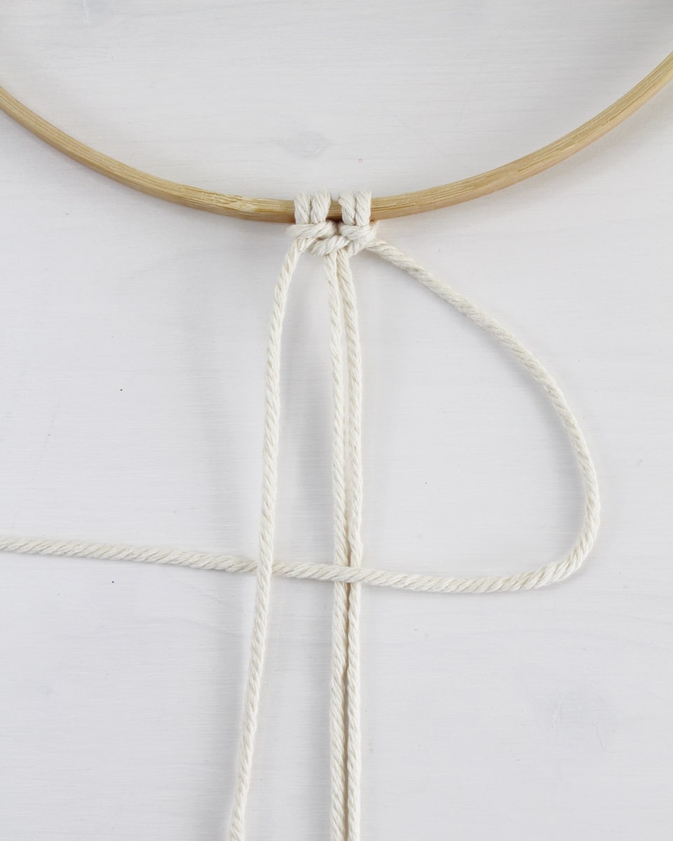 DIY Makramee Kinderzimmer Deko am Ring selber machen