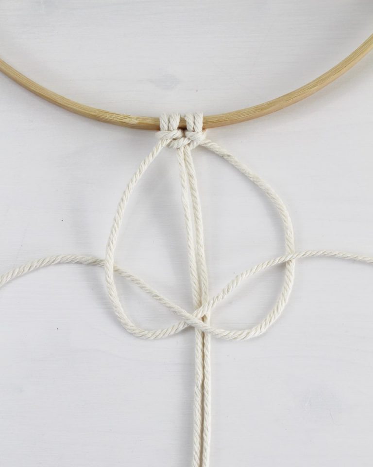 DIY Makramee Kinderzimmer Deko am Ring selber machen