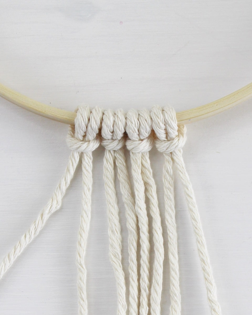 DIY Makramee Kinderzimmer Deko am Ring selber machen