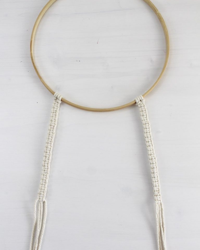 DIY Makramee Kinderzimmer Deko am Ring selber machen