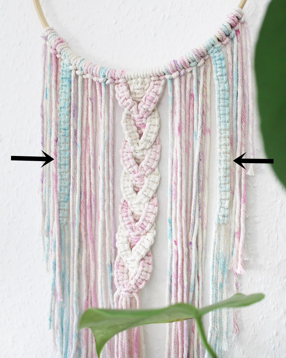 DIY Makramee Kinderzimmer Deko am Ring selber machen