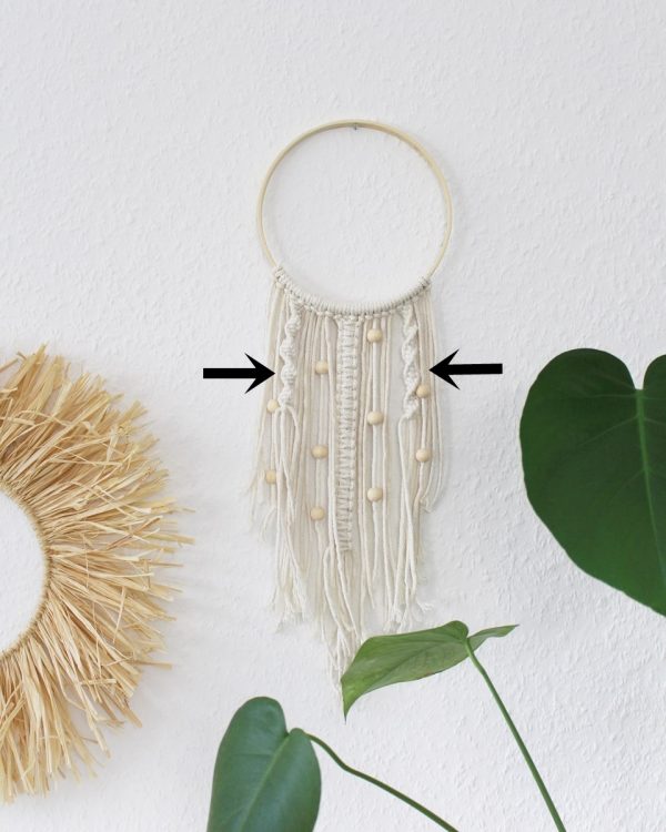DIY Makramee Kinderzimmer Deko am Ring selber machen