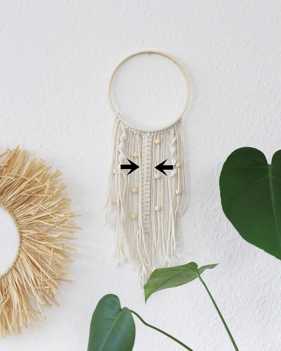 DIY Makramee Kinderzimmer Deko am Ring selber machen