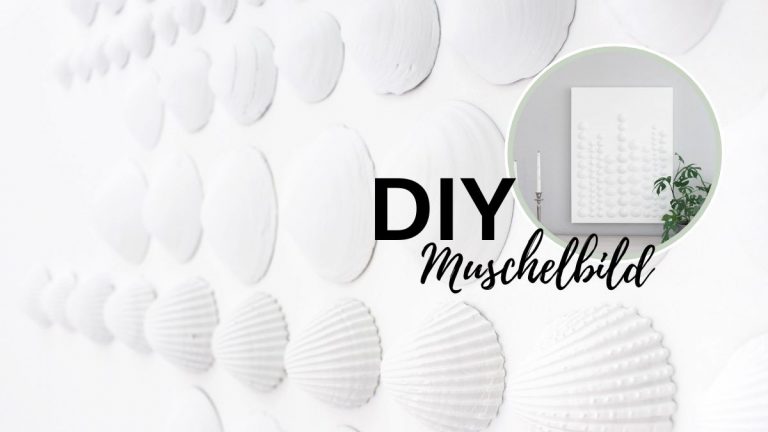 Maritime Sommerdeko: DIY Bild mit Muscheln basteln - 2 Ideen