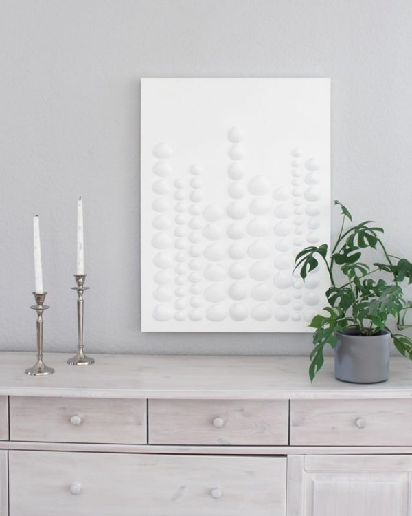 Maritime Sommerdeko: DIY Bild mit Muscheln basteln - 2 Ideen